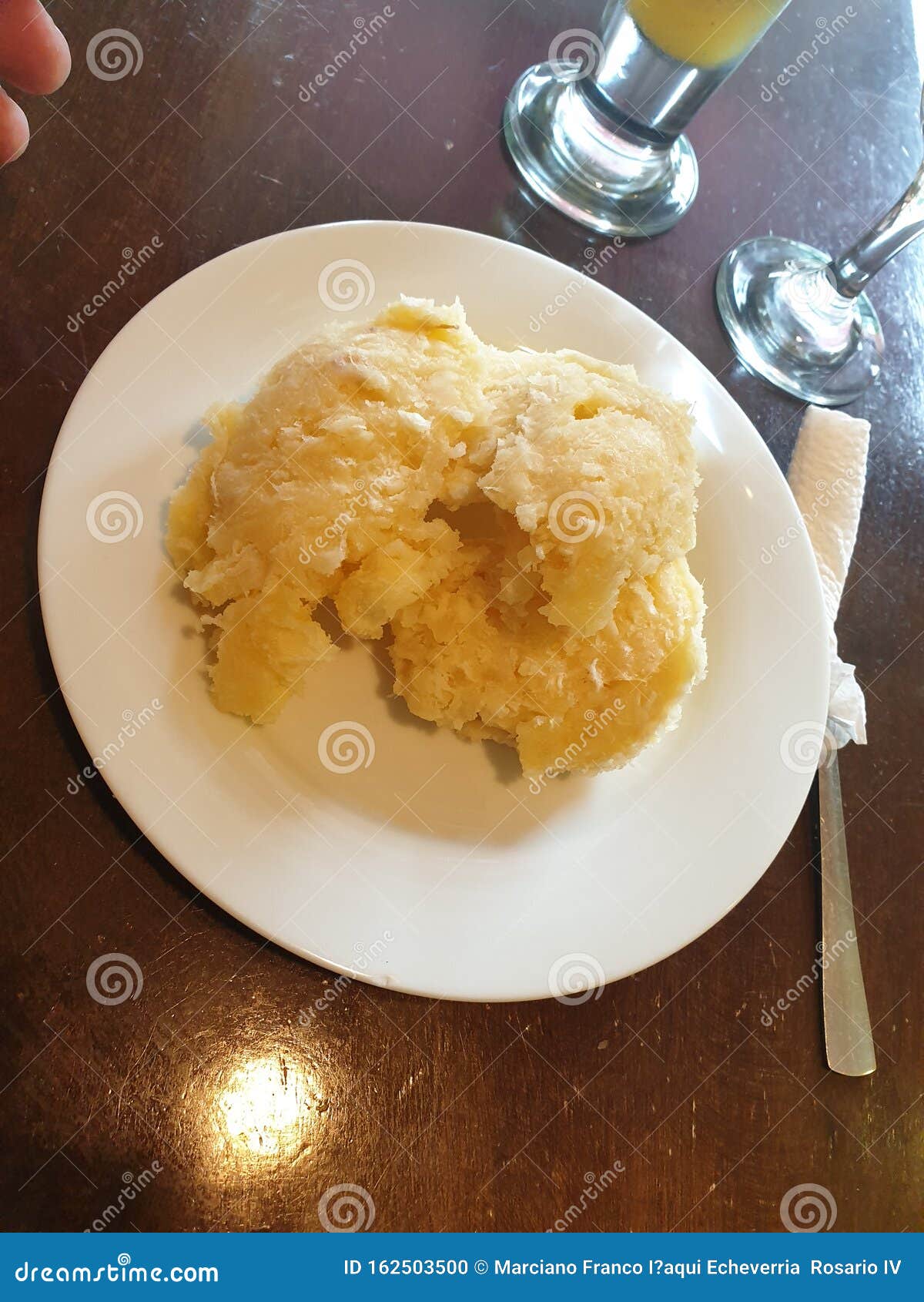 Mashed Cassava Breakfast stock photo. Image of healthy - 162503500