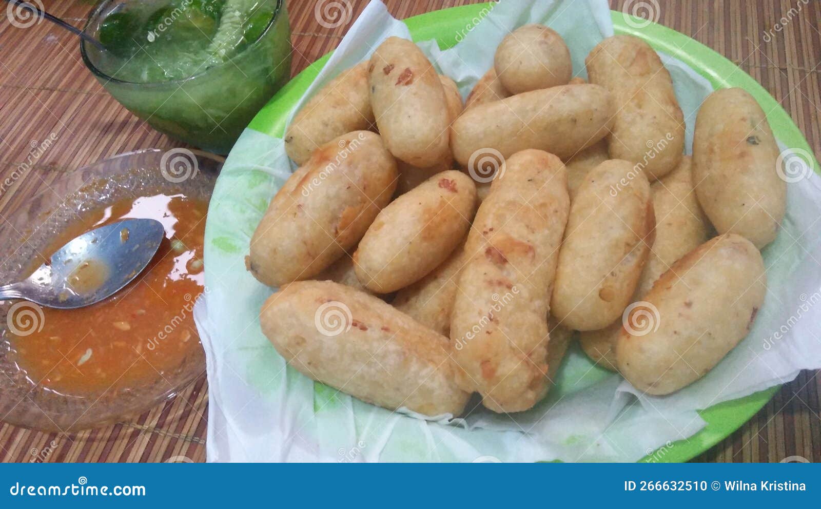 Mashed cassava snack stock photo. Image of cuisine, produce - 266632510