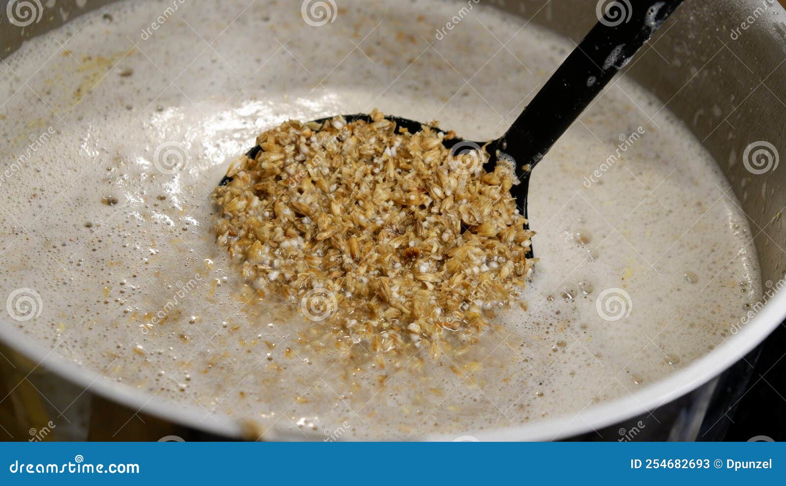 Mashed Malt during the Beer Brewing Process Stock Image - Image of ...