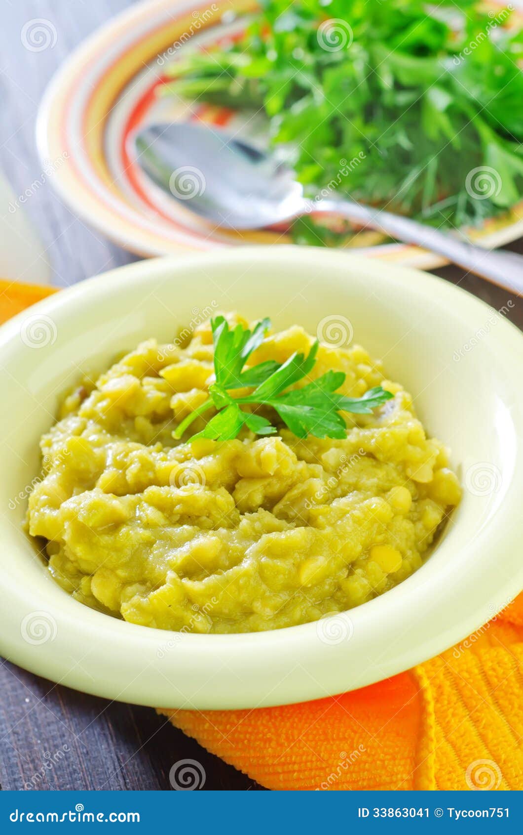 Mashed mung beans stock image. Image of green, food, haricot - 33863041