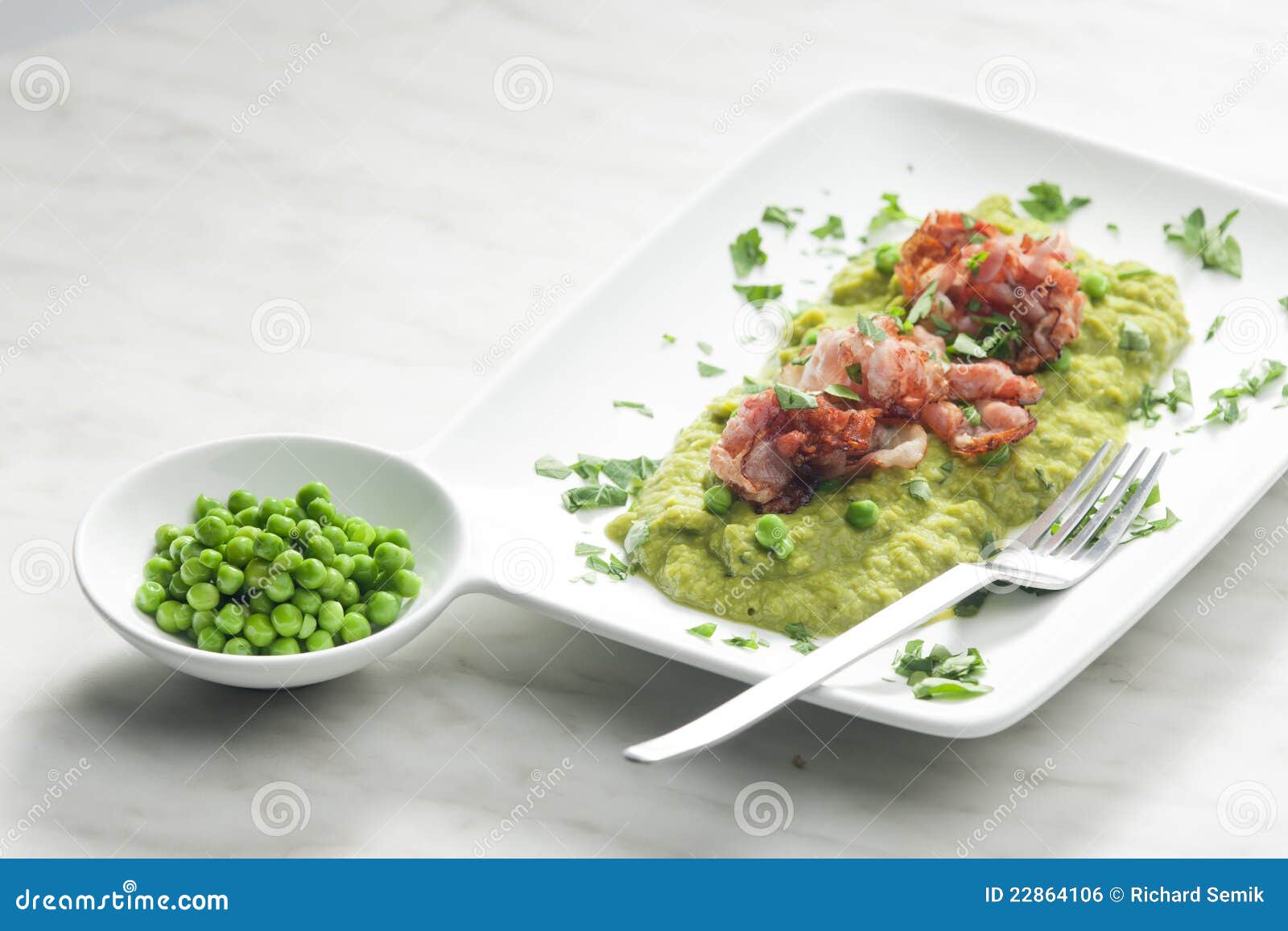Mashed peas stock photo. Image of life, plate, nutrition - 22864106