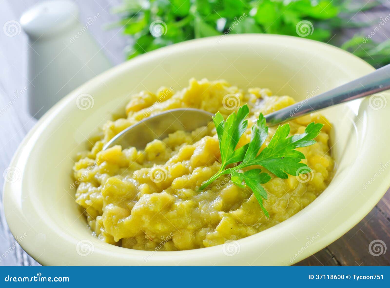 Mashed peas stock photo. Image of diet, mashed, dessert - 37118600