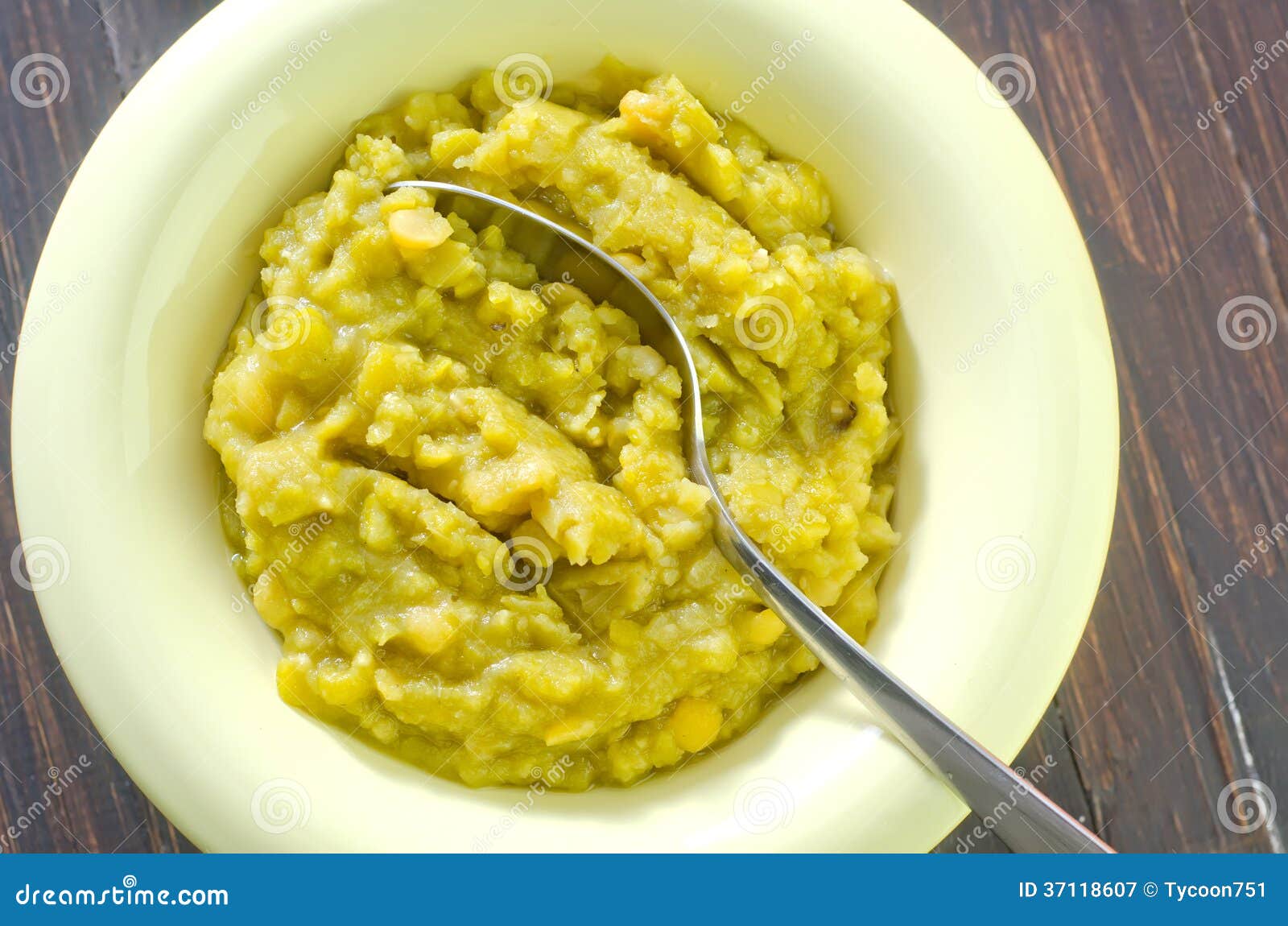 Mashed peas stock image. Image of braised, meal, monggo - 37118607