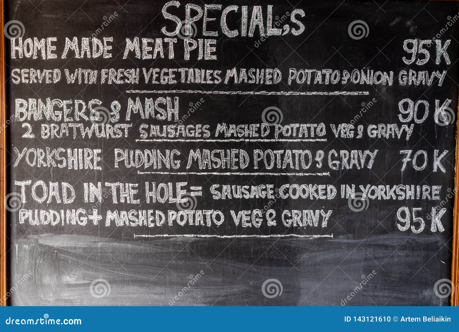 Mashed Potato Text on a Black Board Menu. Puree, Mash, Vegetarian Stock ...