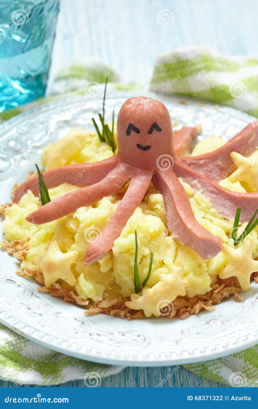 Mashed potatoes for kids stock photo. Image of cute, mash - 68371322