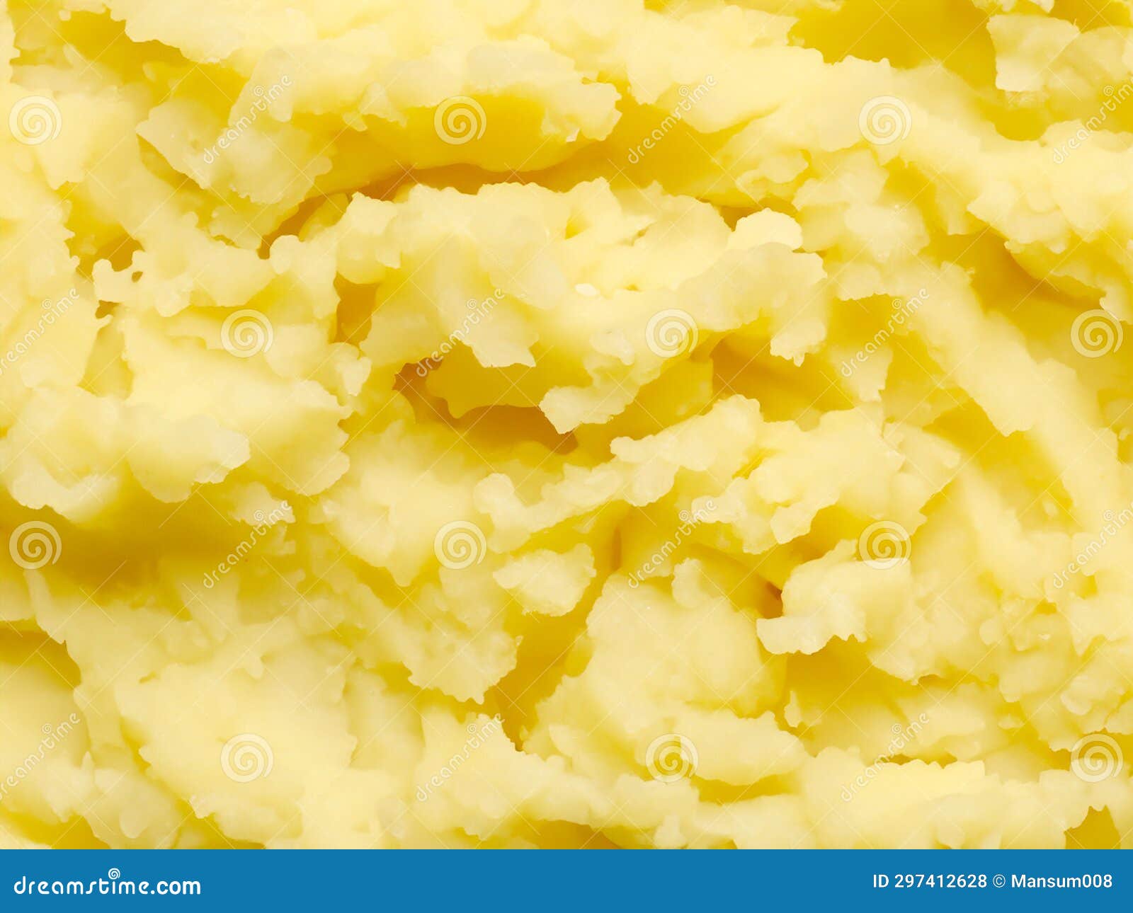 Mashed potatoes texture stock photo. Image of background - 297412628