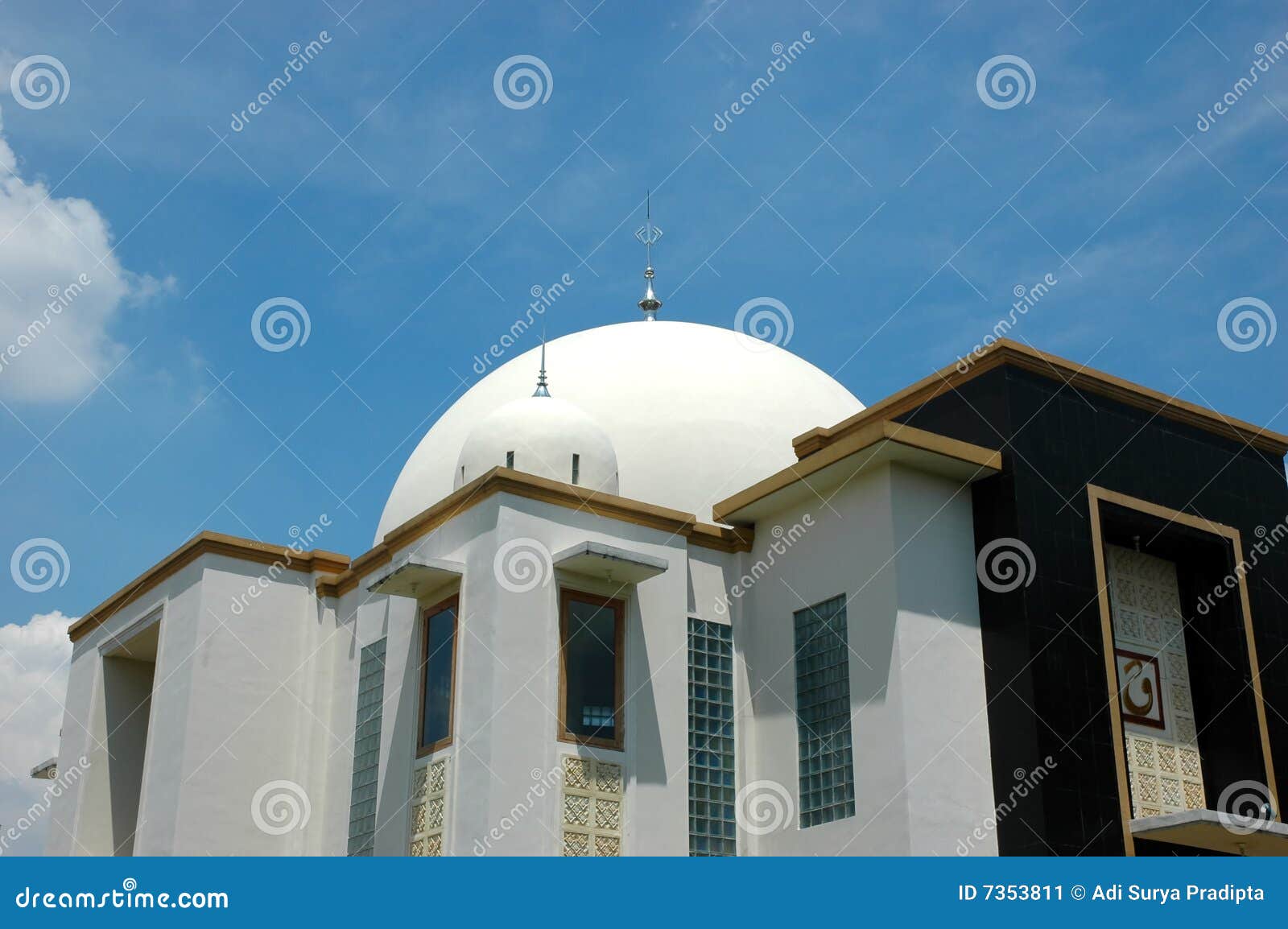 Masjid stock image. Image of style, strucuture, blue, marbel - 7353811