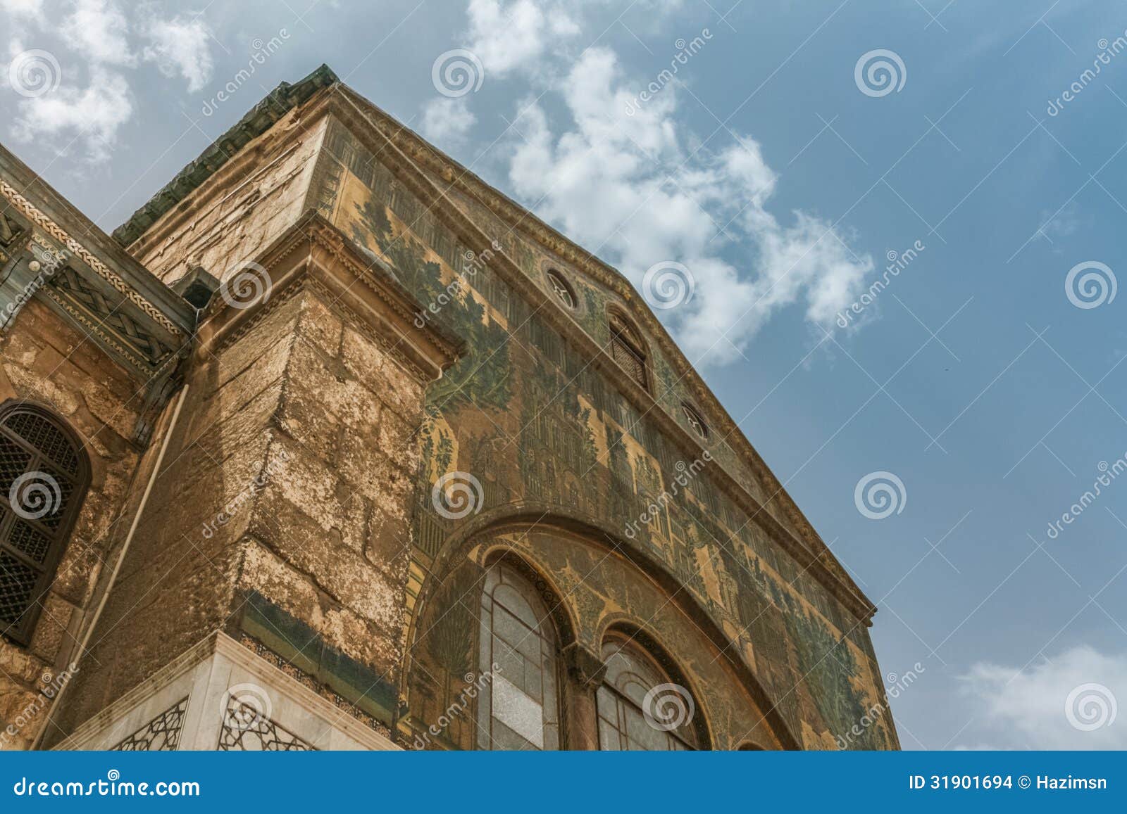 Masjid Al Amawi Mosque foto de archivo. Imagen de fachada - 31901694