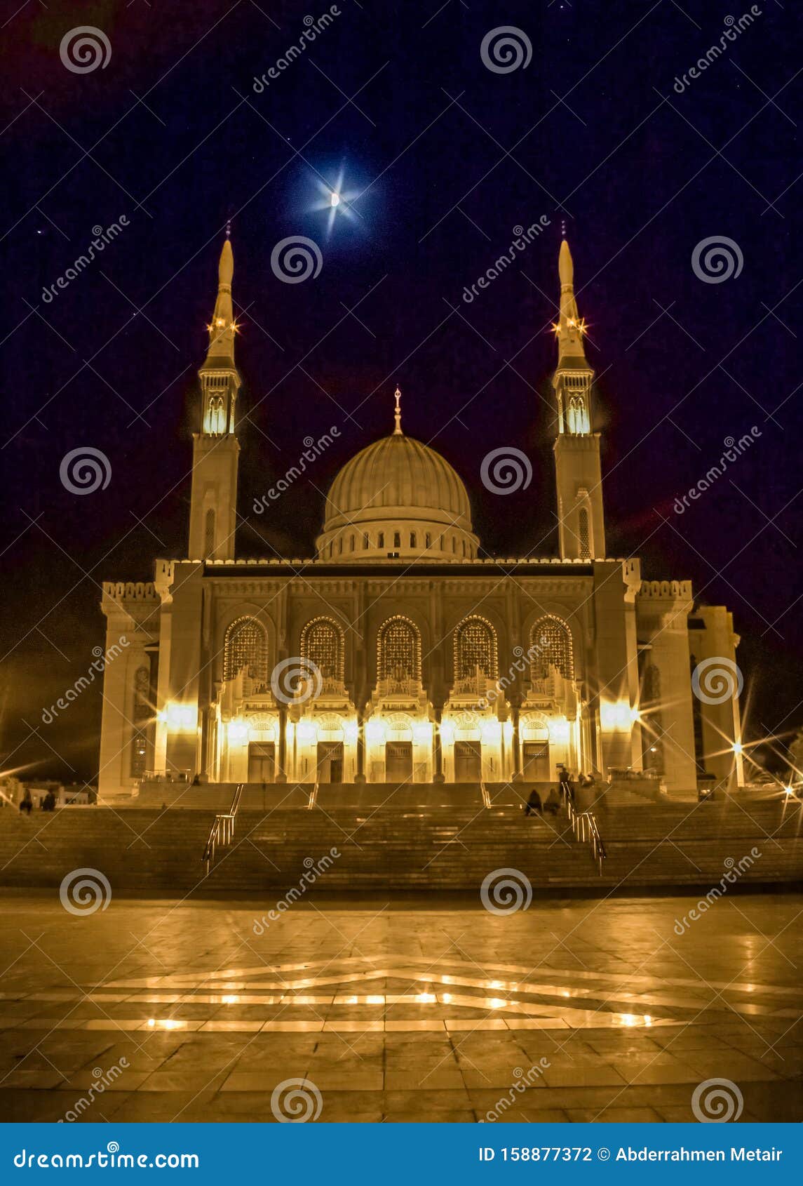 Masjid amir stock photo. Image of culture, mosque, constantine - 158877372