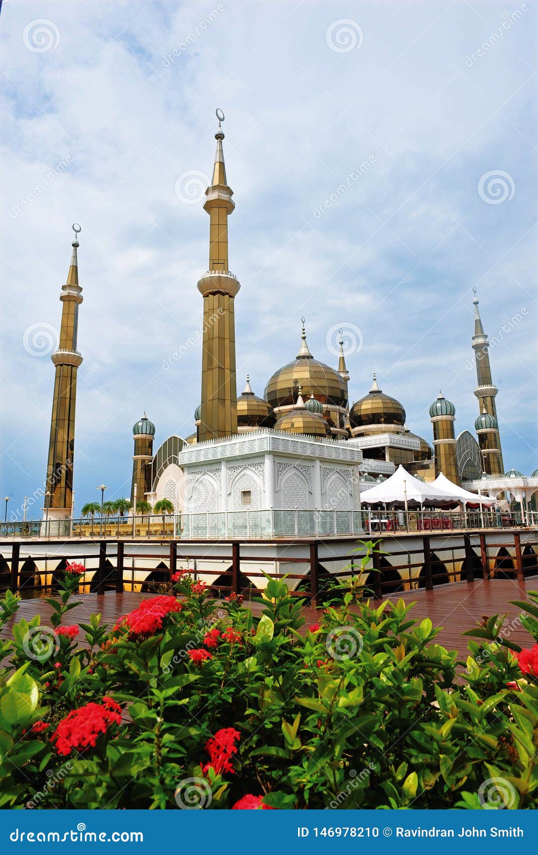 Crystal Mosque or Masjid Kristal Editorial Image - Image of crystal ...