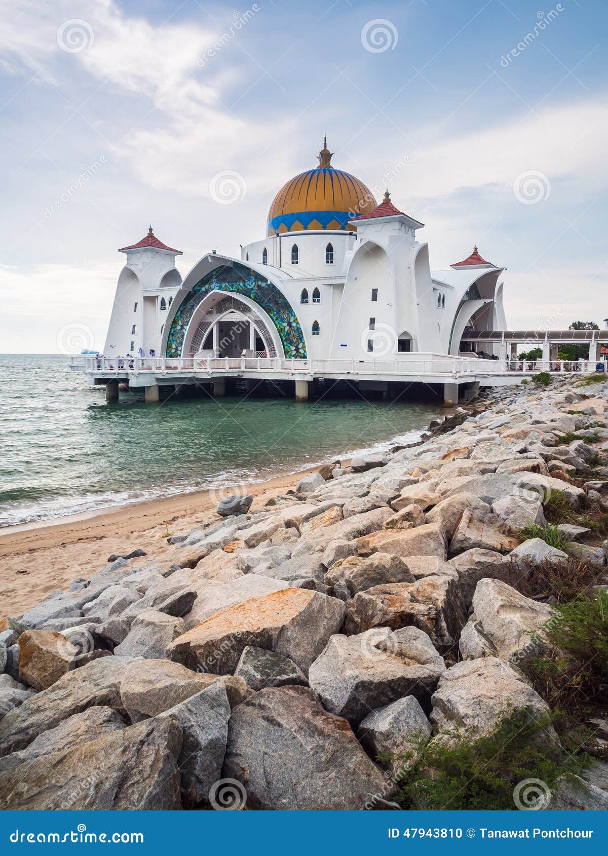 Masjid Selat Melaka, The Floating Mosque Stock Photo | CartoonDealer ... Masjid Selat Melaka, The Floating Mosque Stock Photo | CartoonDealer ...
