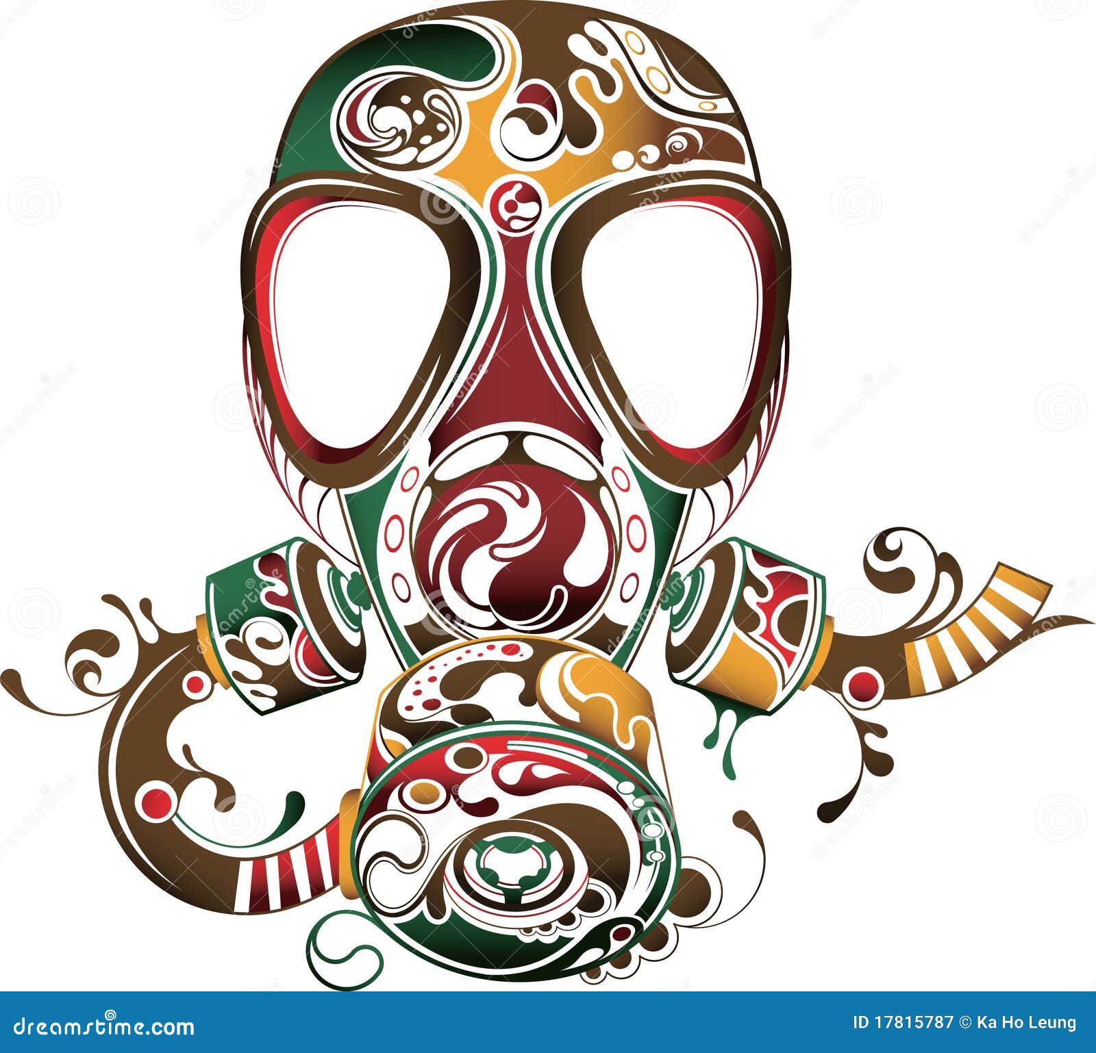 Mask Abstract stock illustration. Illustration of graphic - 17815787