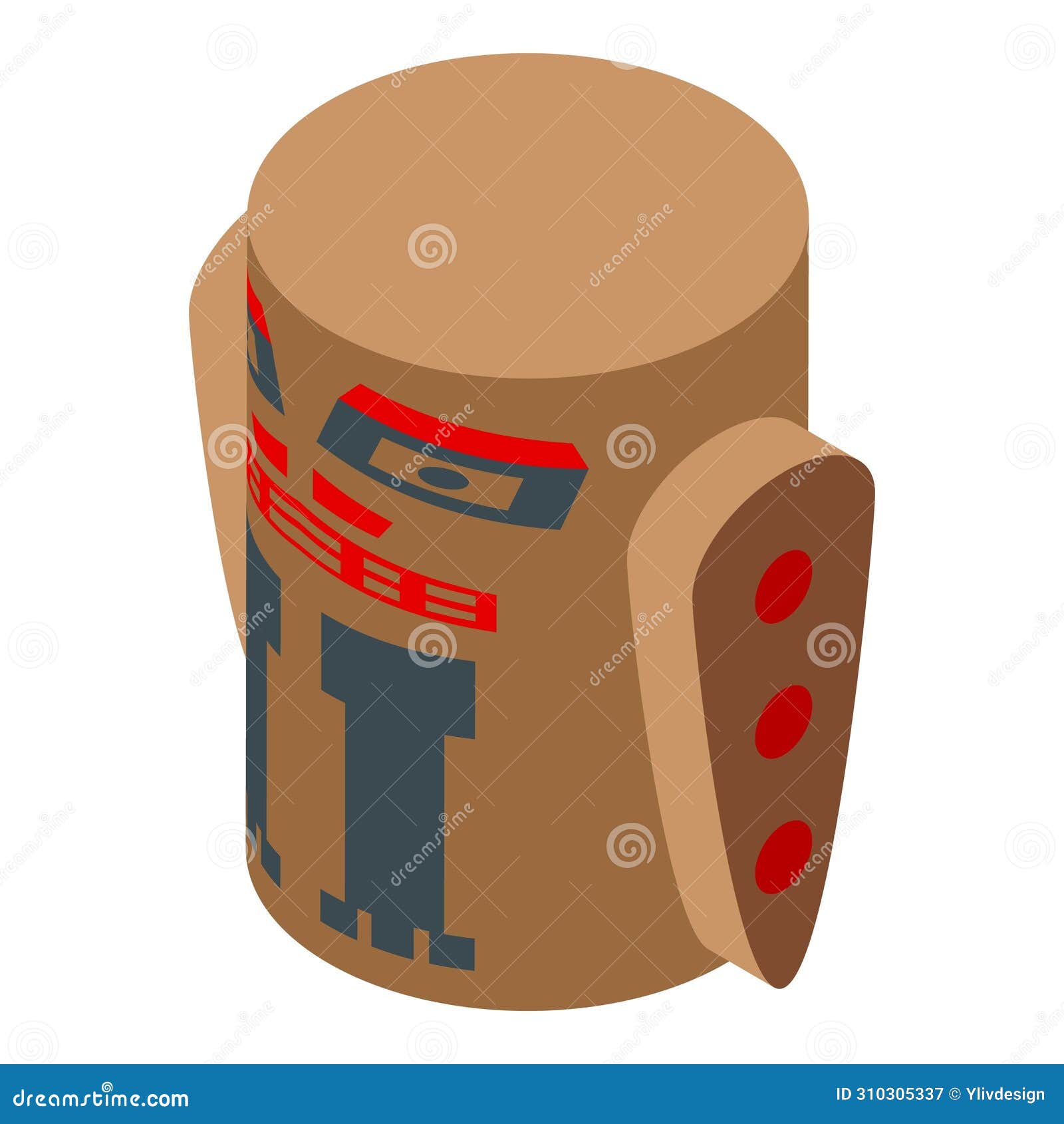 Mask Angry Totem Icon Isometric Vector. Maya Ancient Stock Vector ...