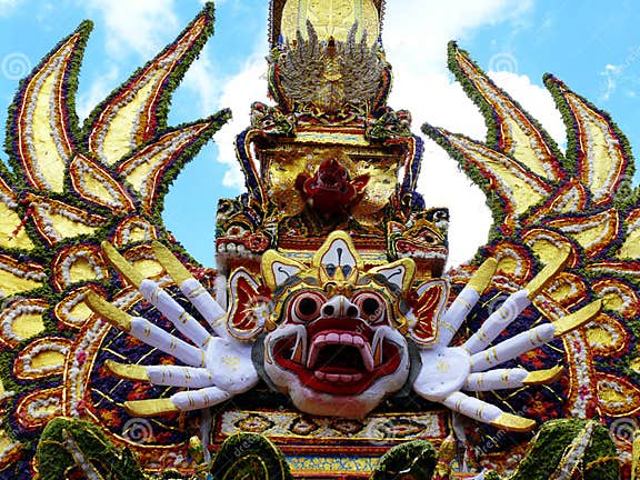 Mask of bhoma stock image. Image of tower, indonesia - 11446939