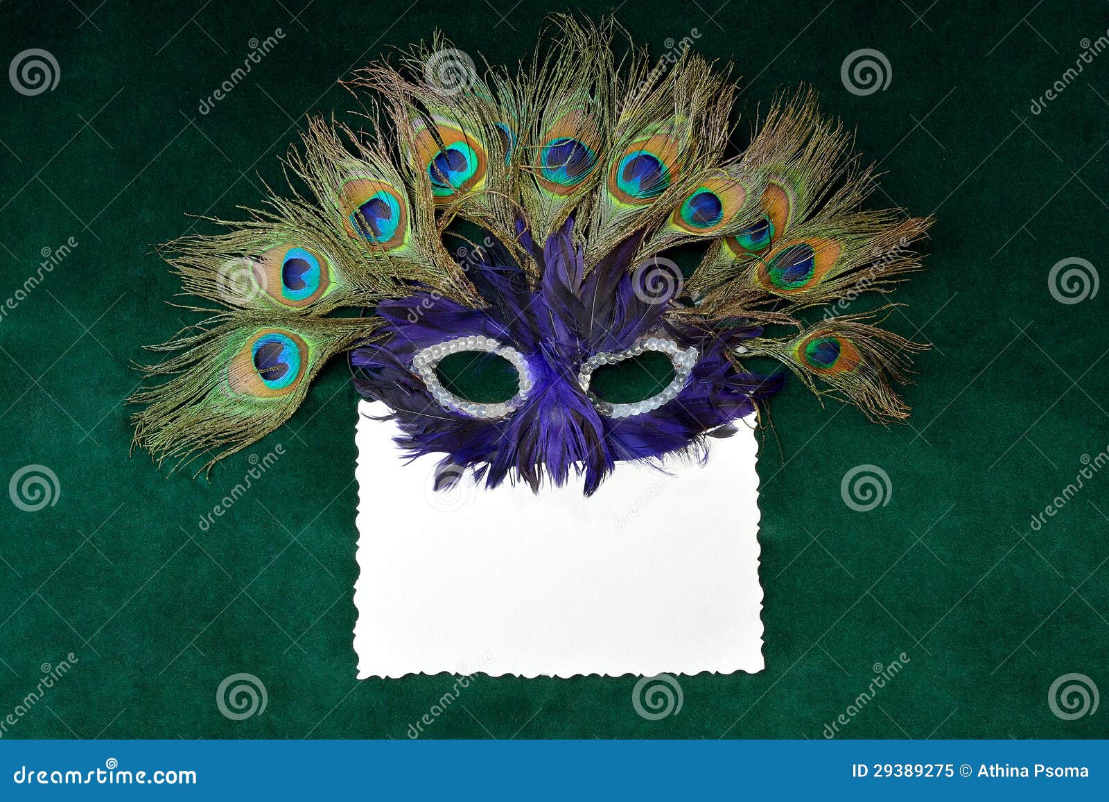 Mask and card stock image. Image of blank, costume, fashion - 29389275
