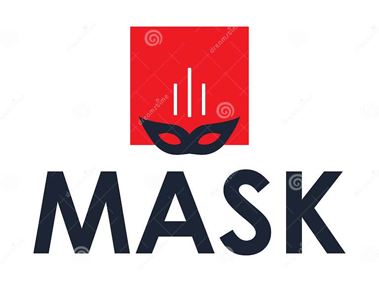 Mask Concept Design stock vector. Illustration of duality - 81261513