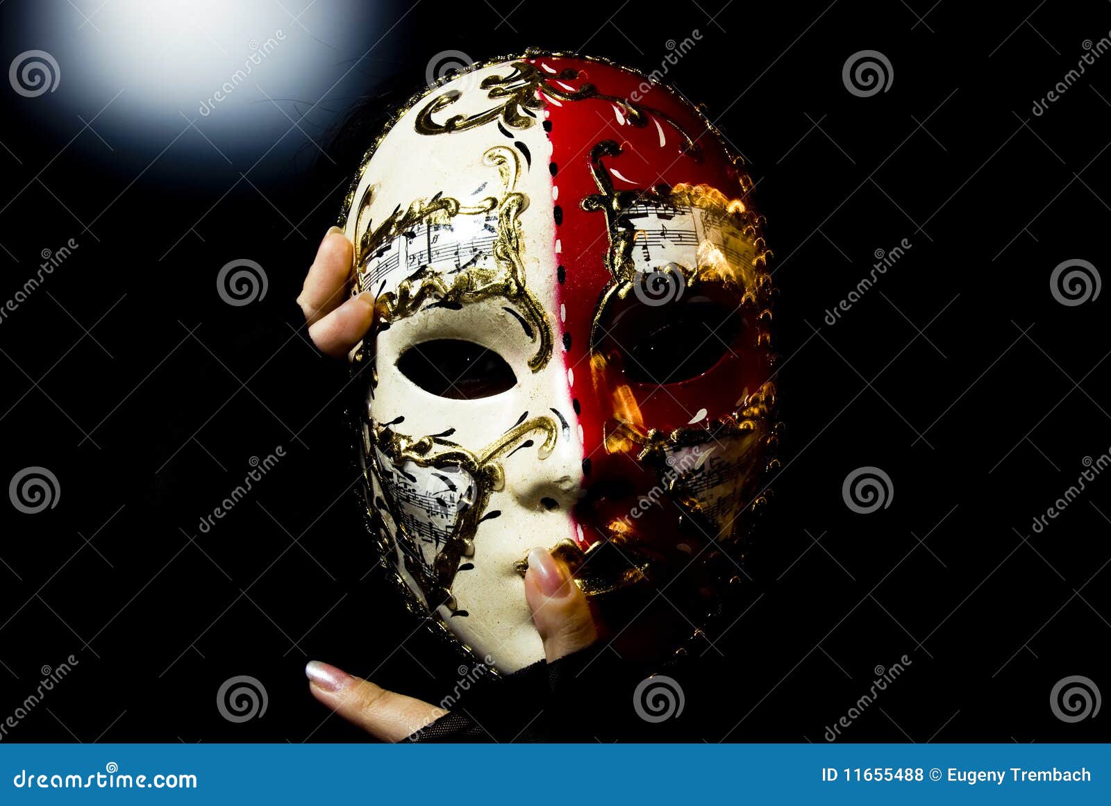 Mask decorating portrait stock photo. Image of note, masque - 11655488