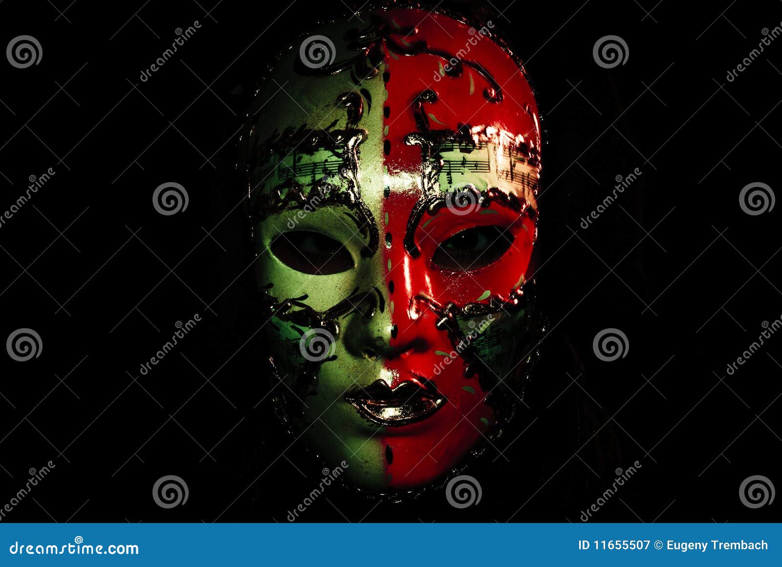 Mask decorating portrait stock image. Image of graphics - 11655507