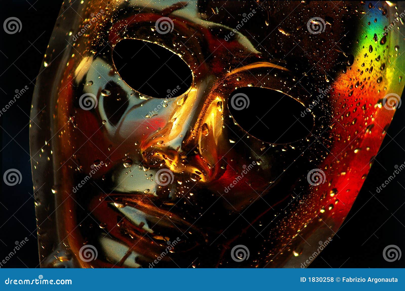 Mask drops stock photo. Image of theatre, psychology, object - 1830258
