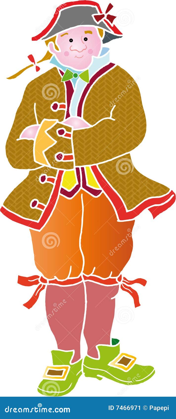 Mask Gianduia stock vector. Illustration of joyful, colors - 7466971