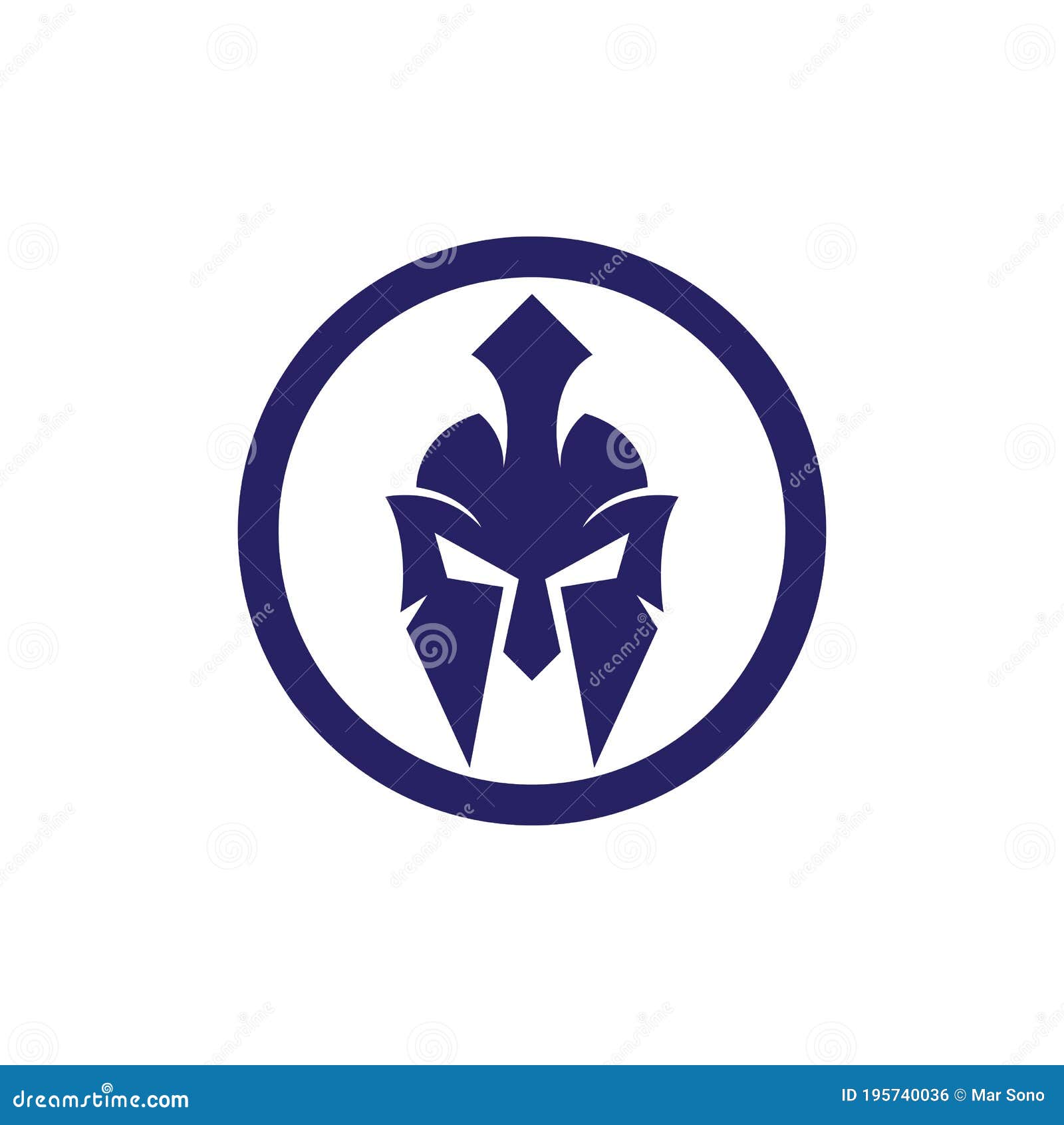 Mask Gladiator Vector Illustration Template Stock Vector - Illustration ...