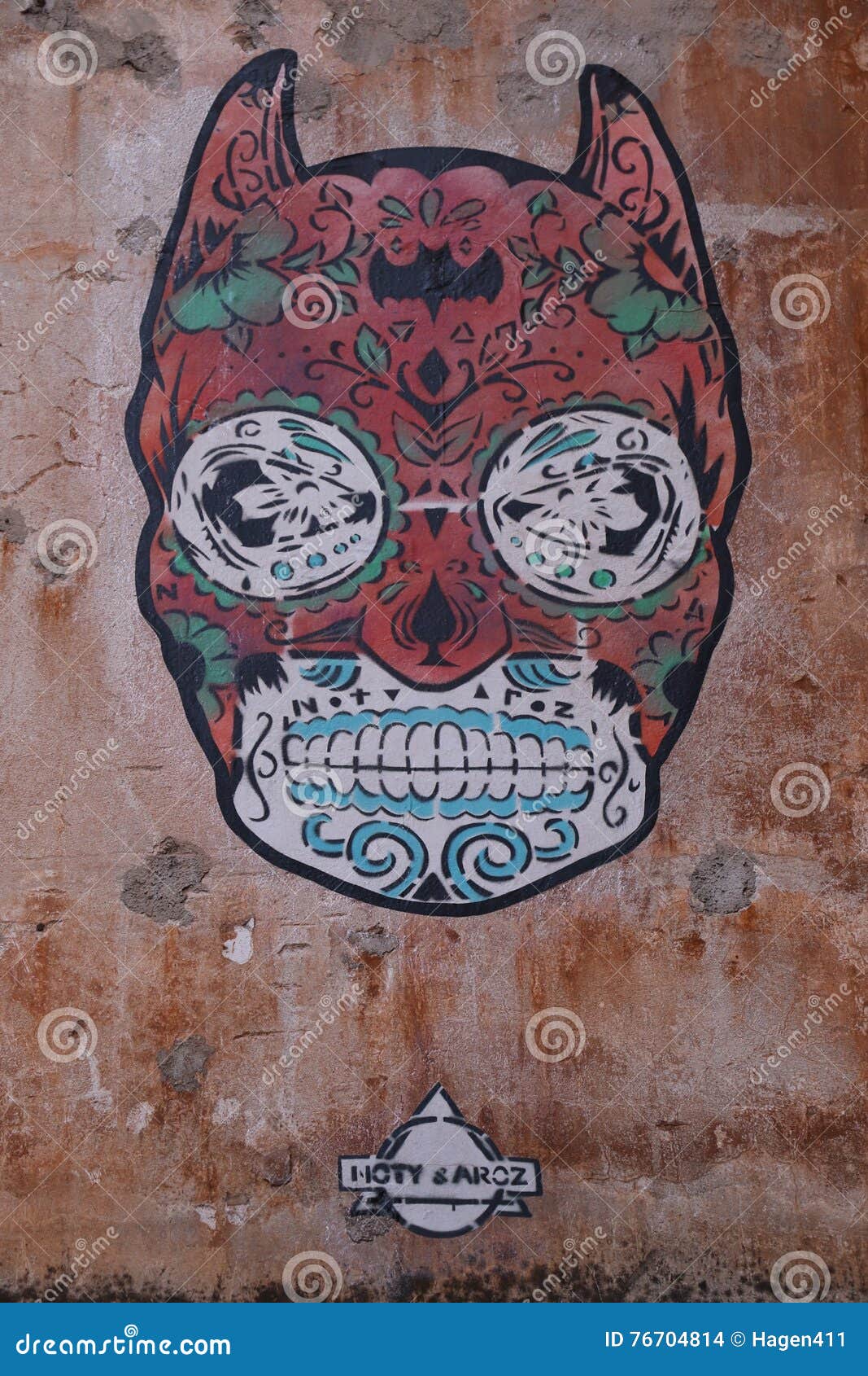 Mask Graffiti editorial stock image. Illustration of expression - 76704814