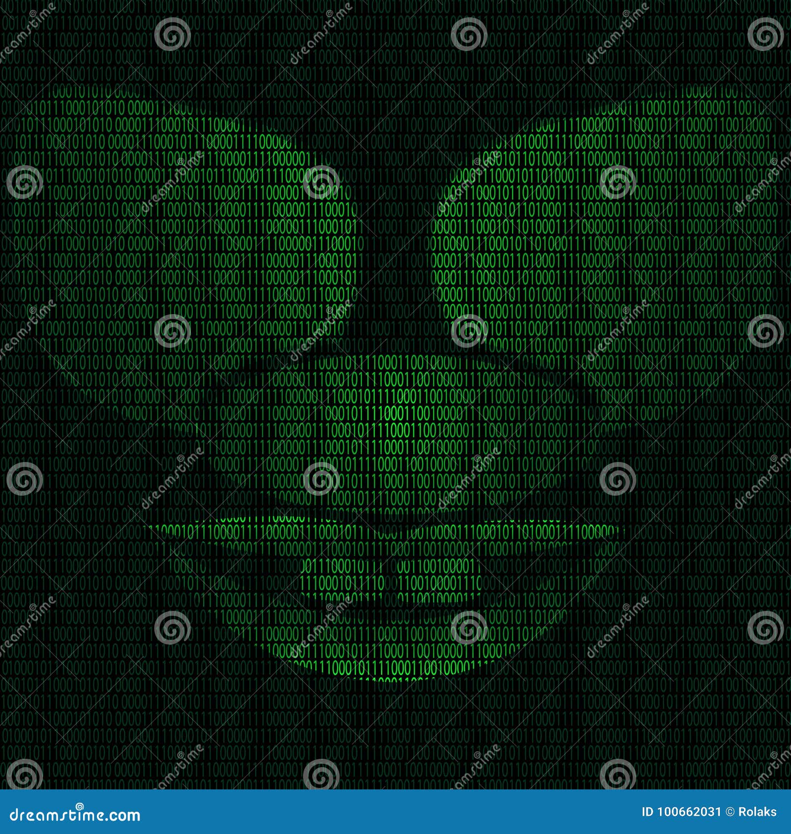 Mask of the Grotesque Cyber Clown Stock Vector - Illustration of result ...