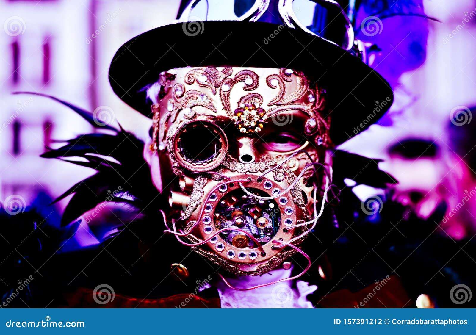 A Mask from Hell, Terror and Fear Editorial Photography - Image of ...