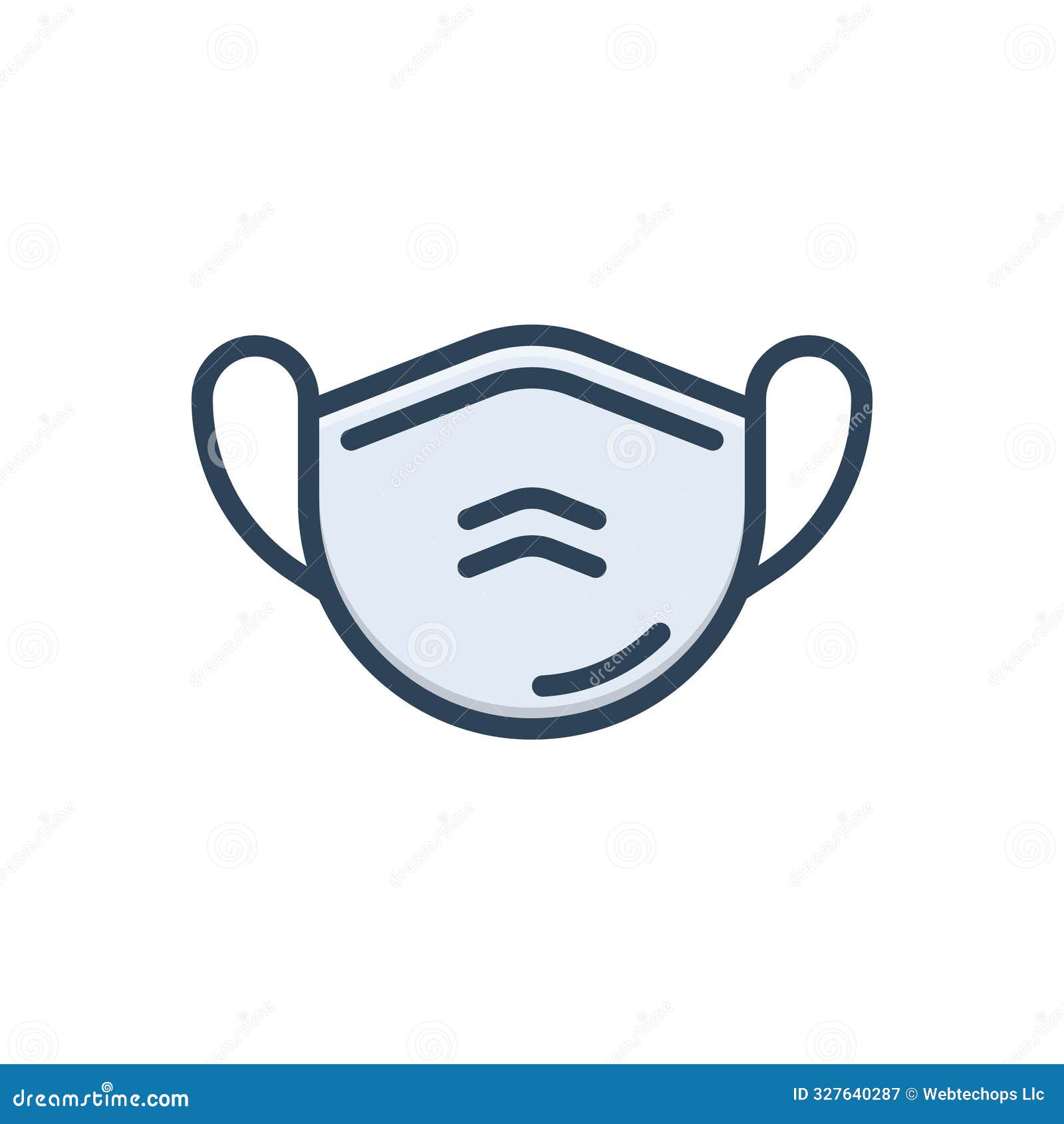 Color Illustration Icon for Mask, Safety and Dust Stock Vector ...