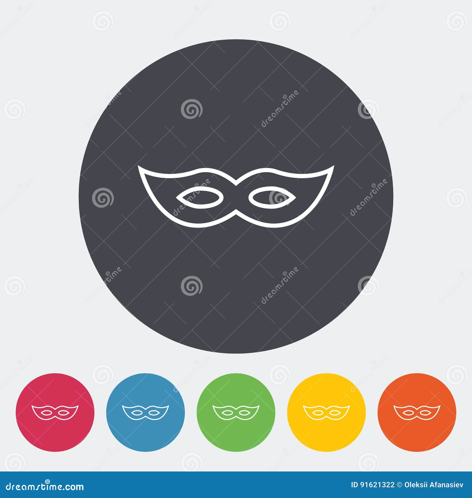 Mask icon stock vector. Illustration of celebration, beautiful - 91621322
