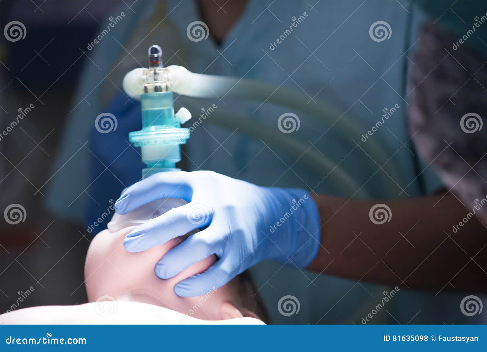 Mask inhalation anesthesia stock photo. Image of healthcare - 81635098