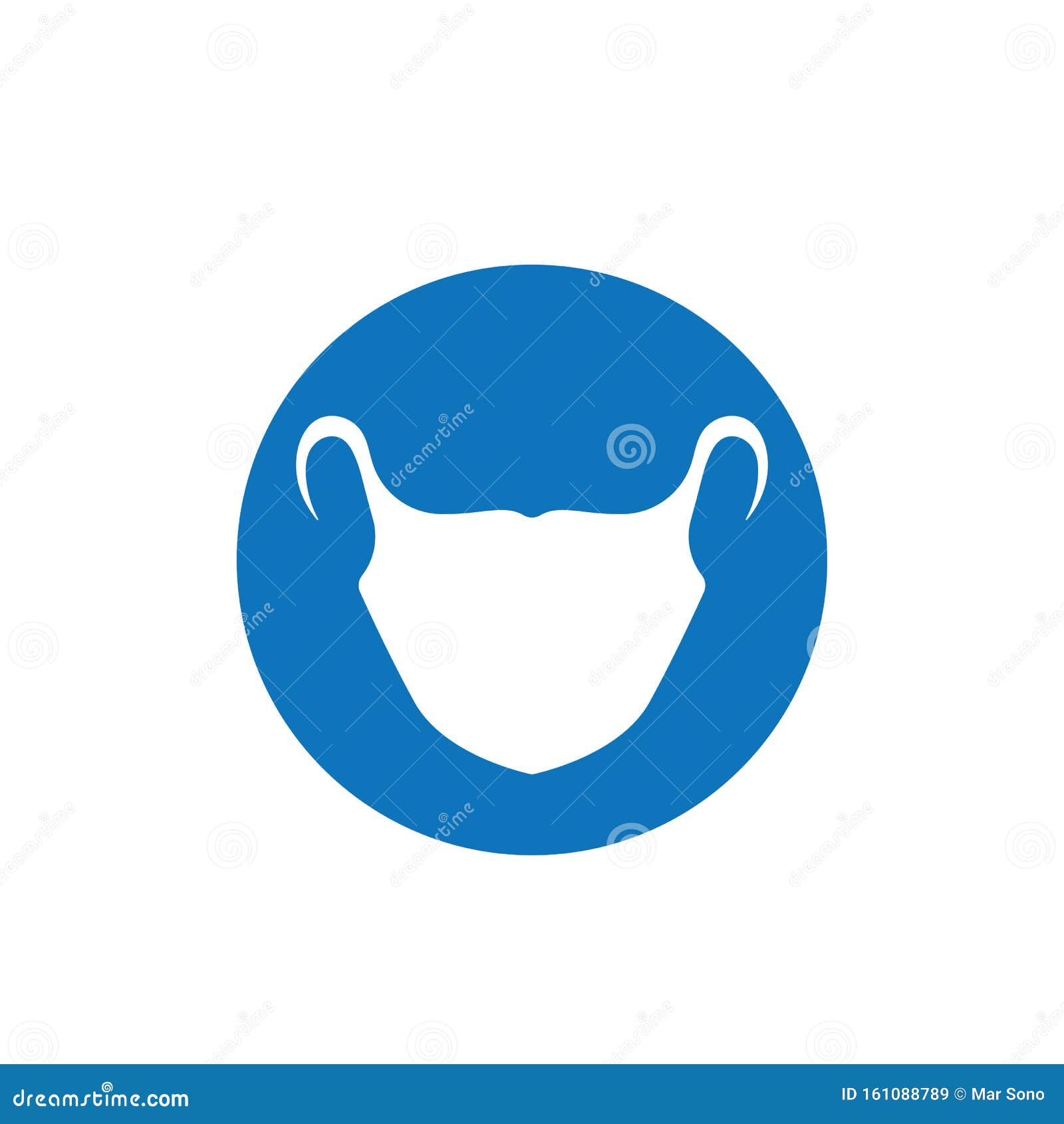 Mask Logo and Symbol Vector Stock Vector - Illustration of head, icon ...