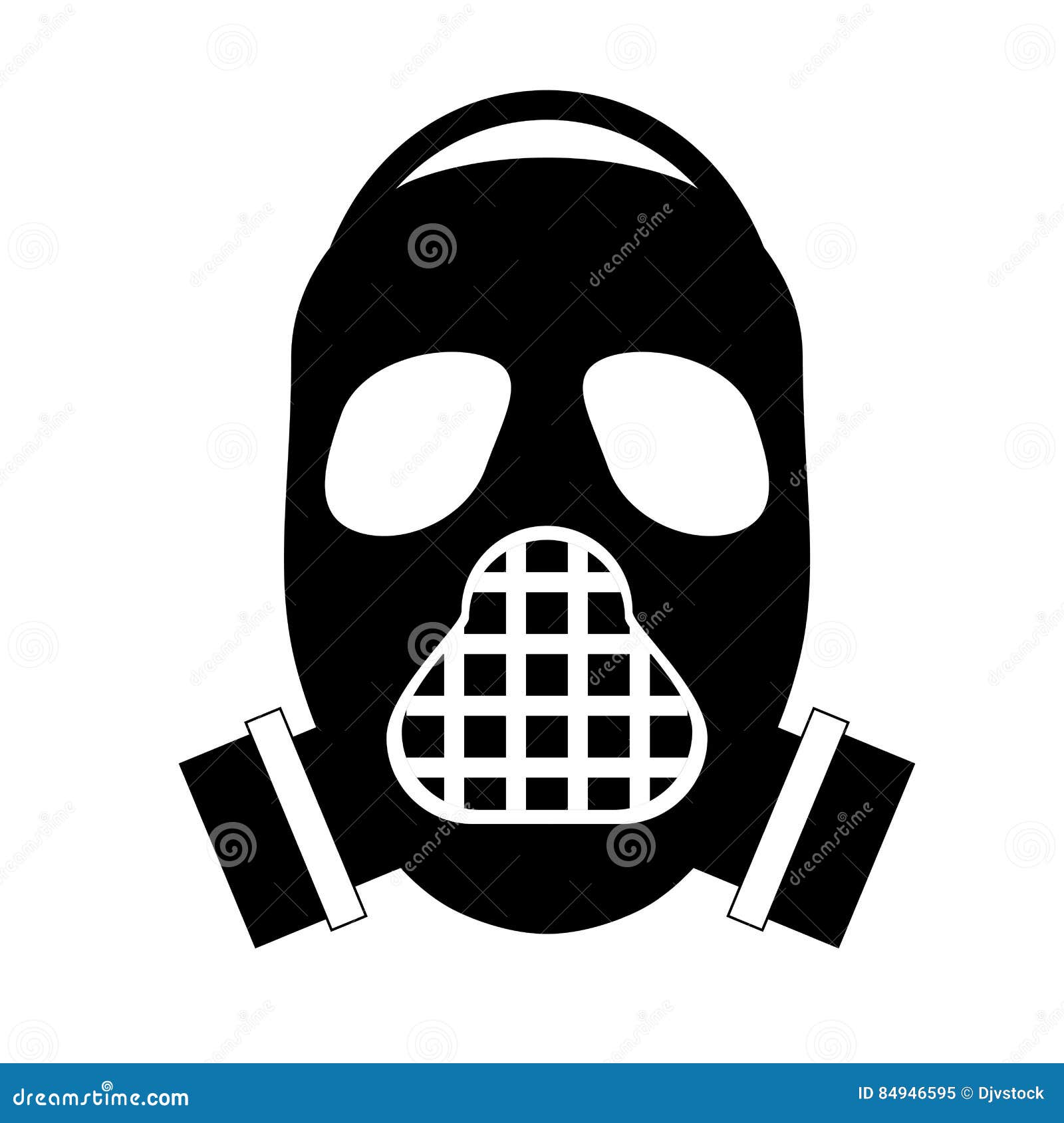 Mask of Military Protection Icon Image Stock Illustration ...