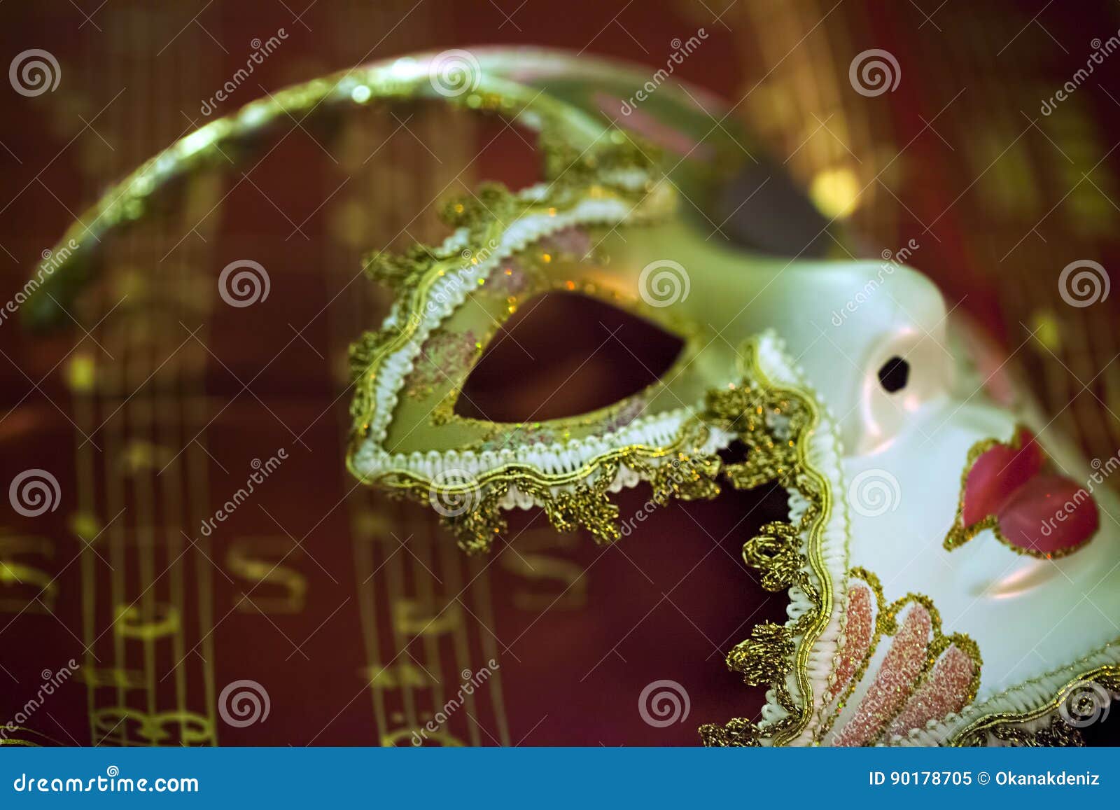 Mask and Music stock image. Image of dramatic, culture - 90178705