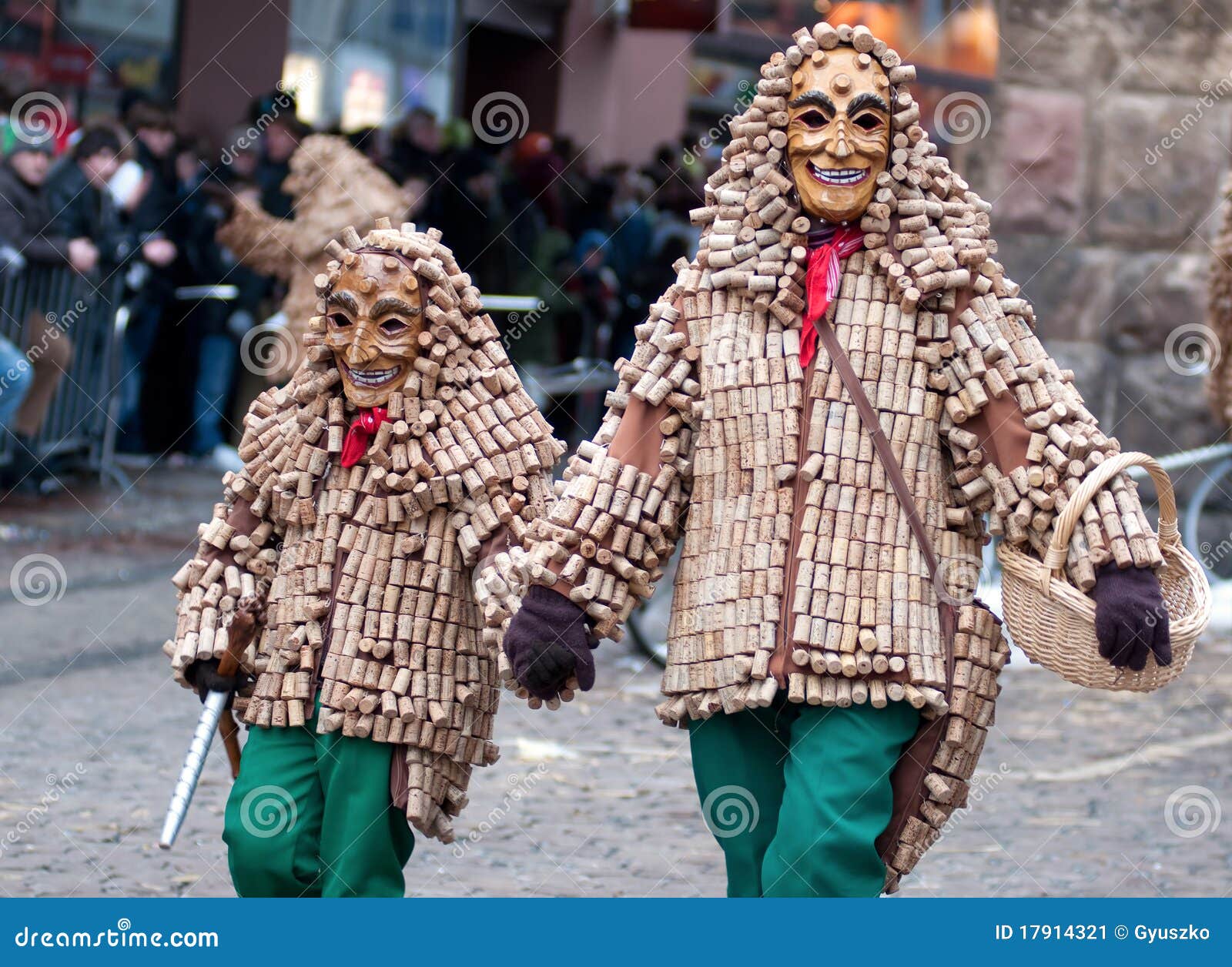 Mask Parade in Freiburg, Germany Stock Image - Image of masked, fancy ...