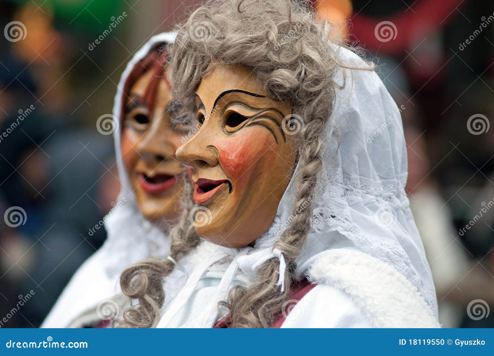 Mask Parade in Freiburg, Germany Stock Photo - Image of masquerade ...