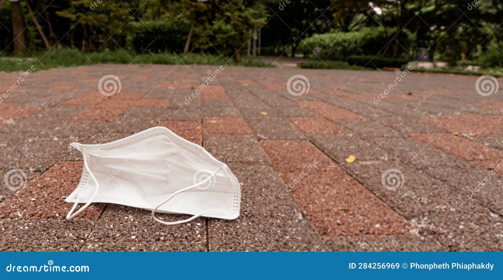Mask, Park, Garbage Pollution Stock Image - Image of coronavirus ...