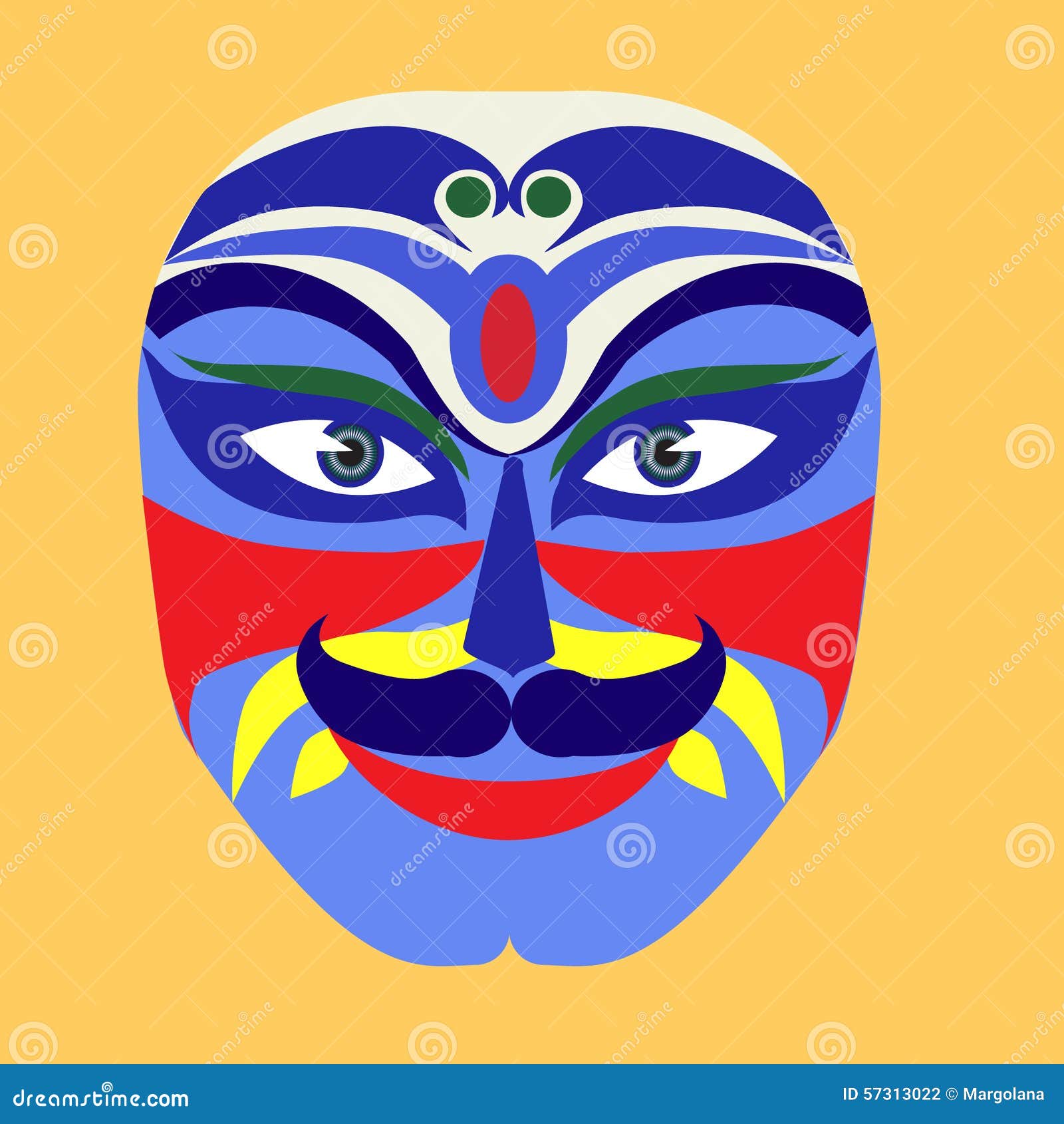 Peking Opera Mask Royalty-Free Stock Photography | CartoonDealer.com ...