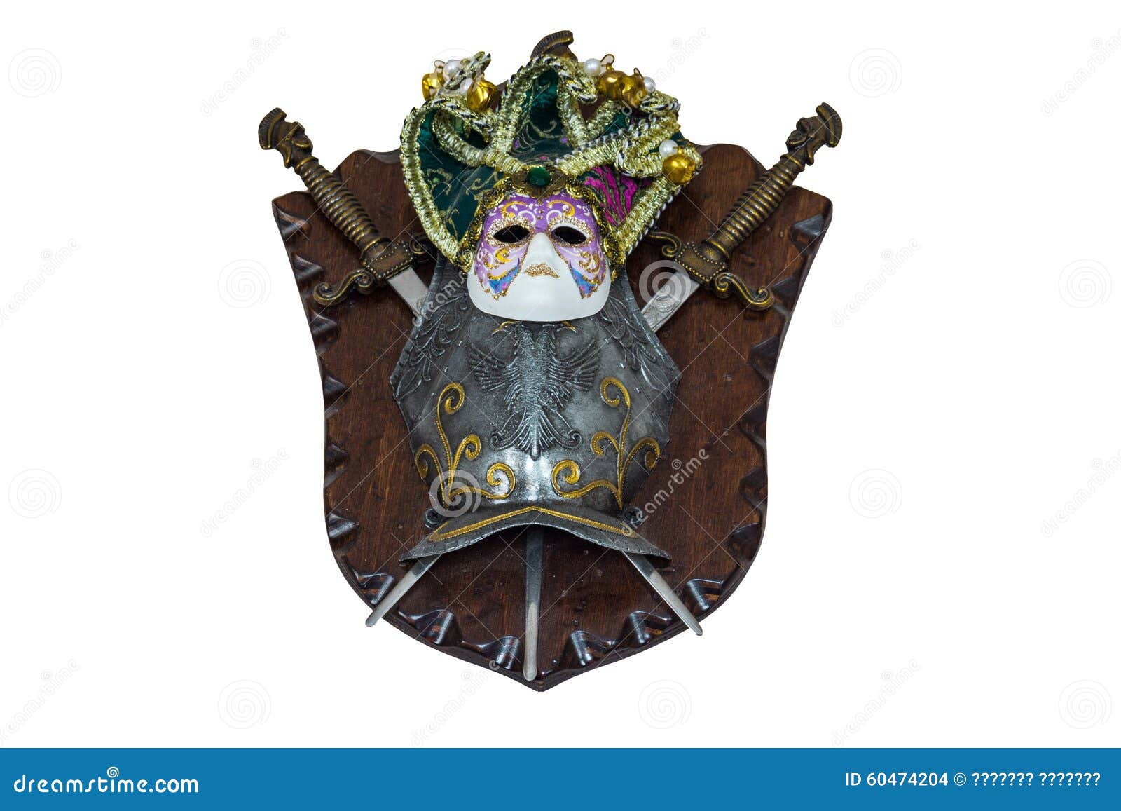 Mask stock photo. Image of board, coat, arms, white, mask - 60474204