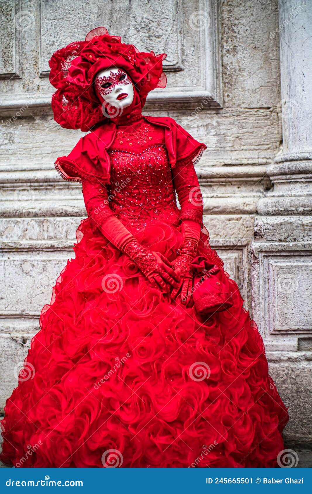 Fasching stock image. Image of person, mask, pink, fasching - 245665501