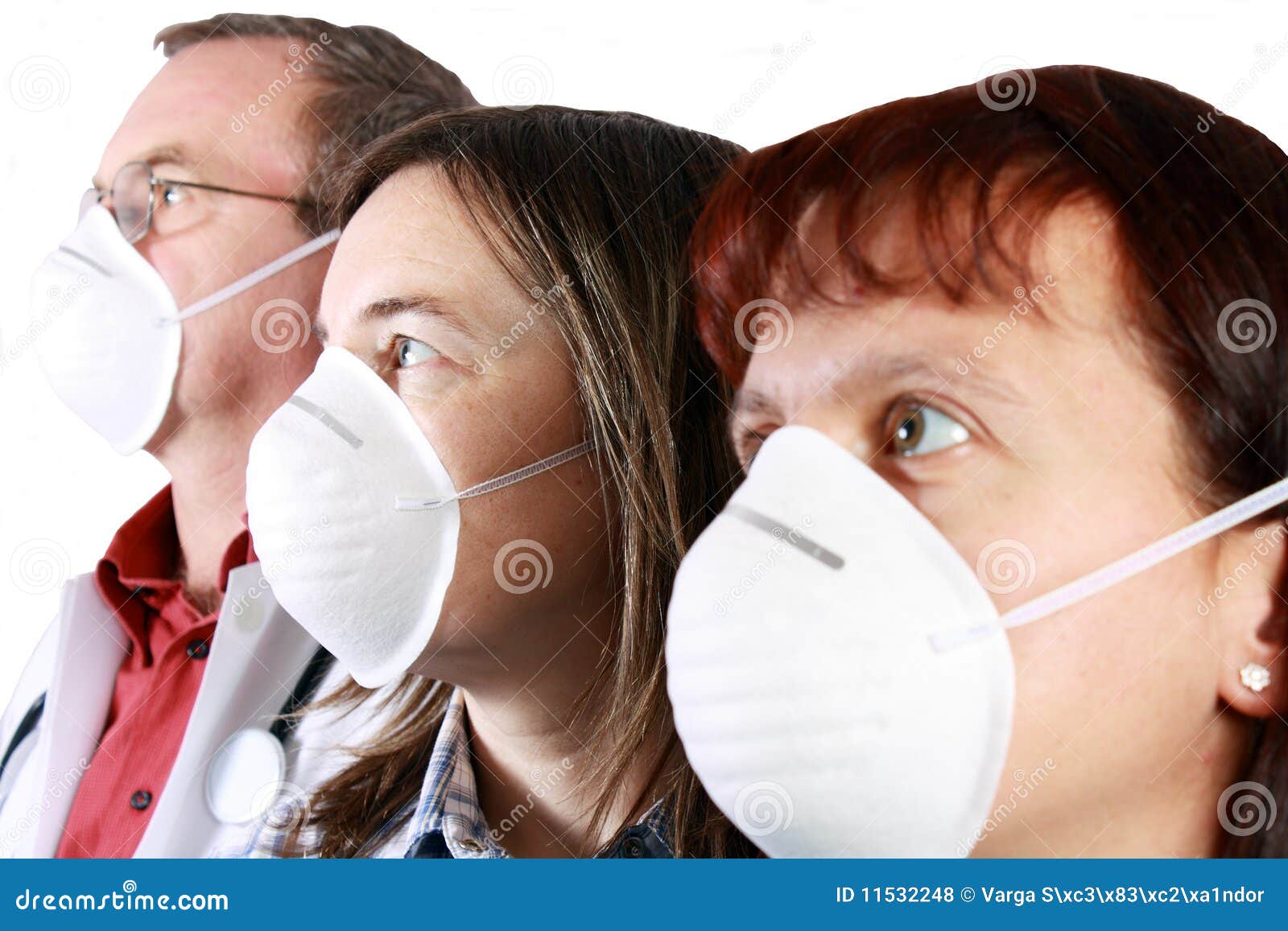 Mask Protection Against Viral Threat or Pollution Stock Photo - Image ...