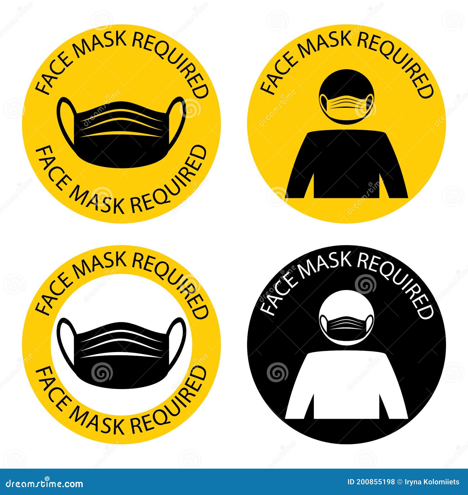 Mask Required. Facemask Required while on the Premises. the Covering ...