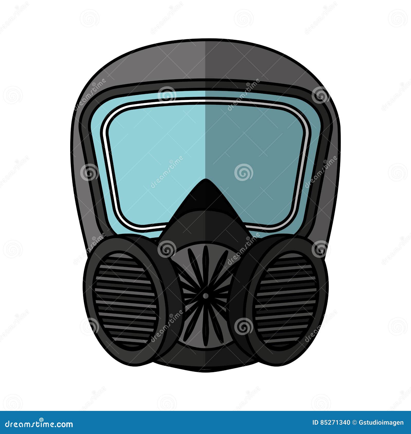 Mask safety isolated icon stock illustration. Illustration of isolated ...