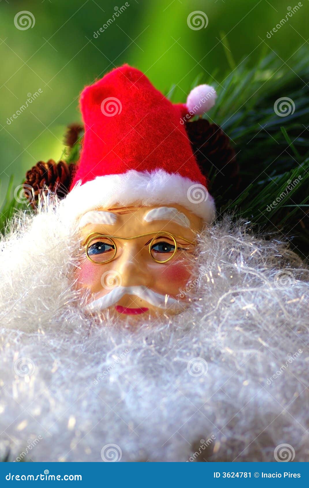 Mask of Santa Claus stock image. Image of ritual, white - 3624781
