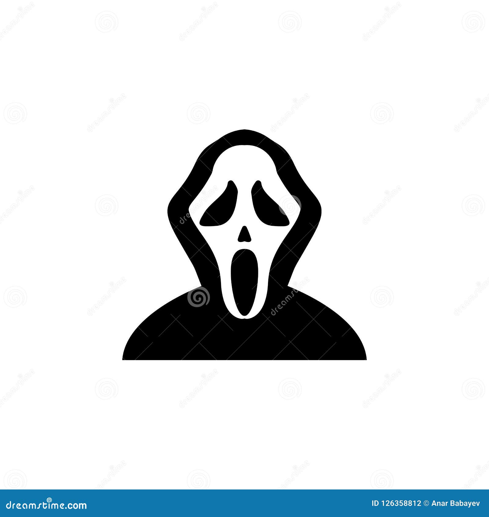 Scream Icon Vector From Classics Collection. Thin Line Scream Outline ...