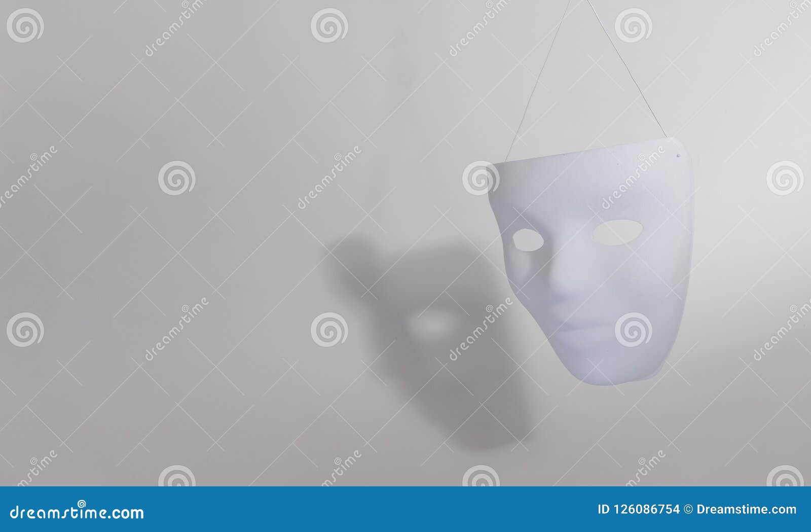 Mask with shadow stock photo. Image of friendly, hidden - 126086754