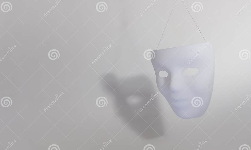 Mask with shadow stock photo. Image of friendly, hidden - 126086754