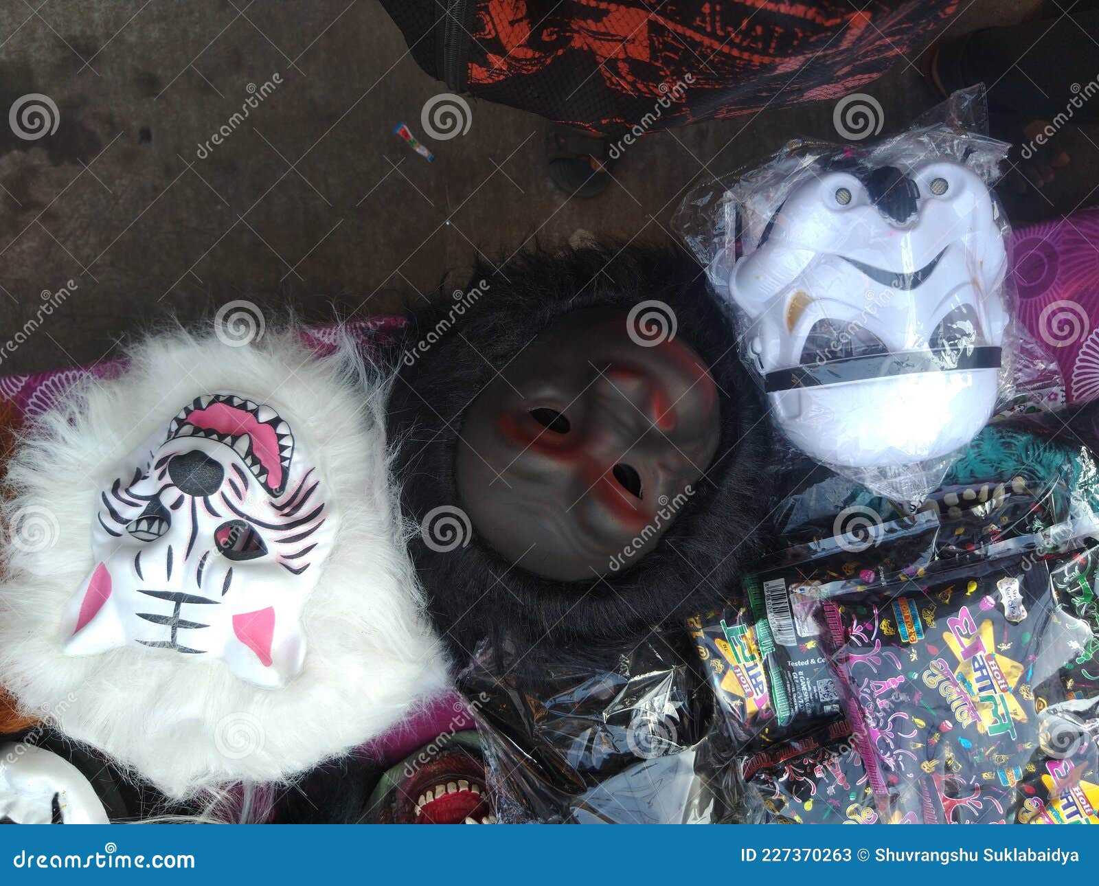 Mask at Store during Halloween . Scary Editorial Stock Photo - Image of ...
