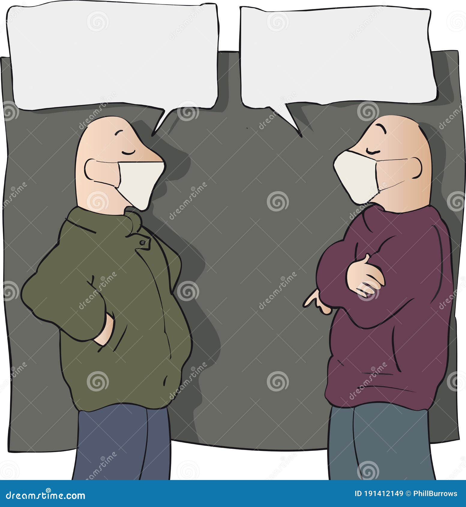 Two People Talking Face To Face