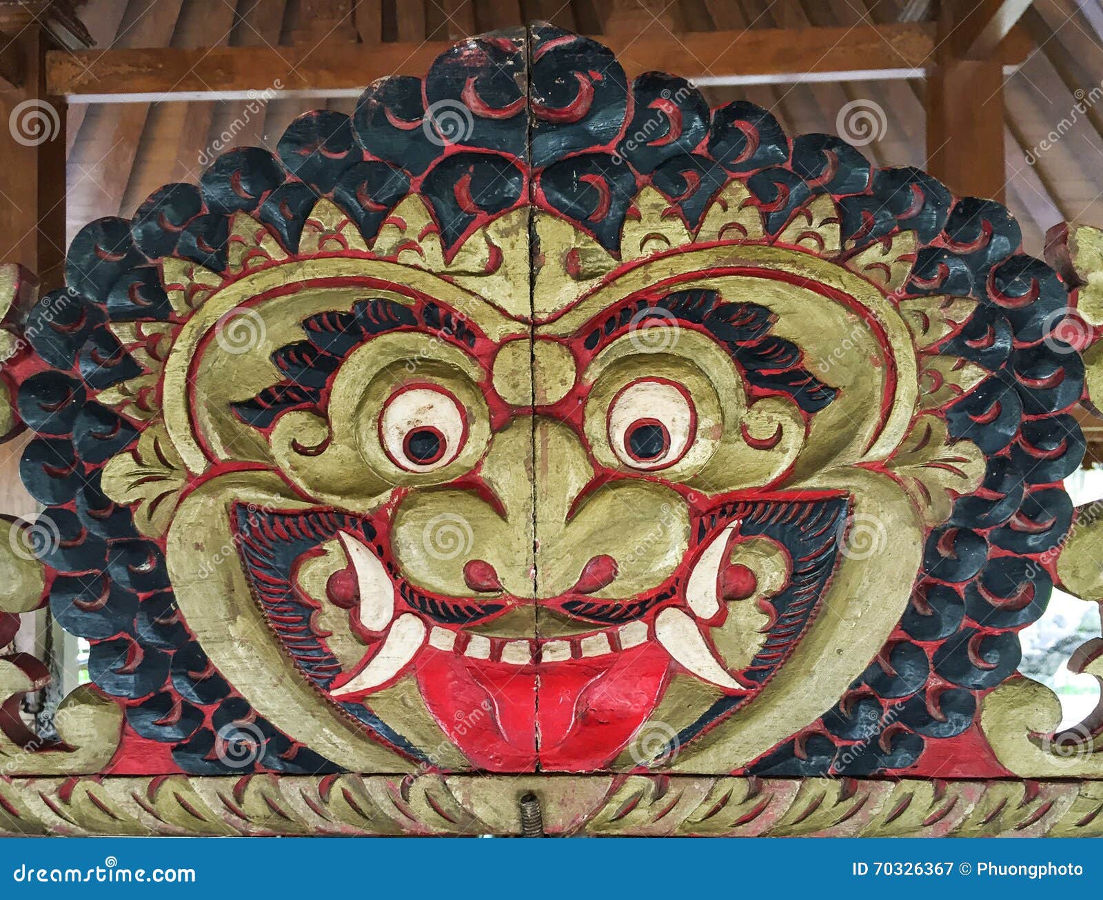 The Mask at the Temple in Bali, Indonesia Editorial Photography - Image ...